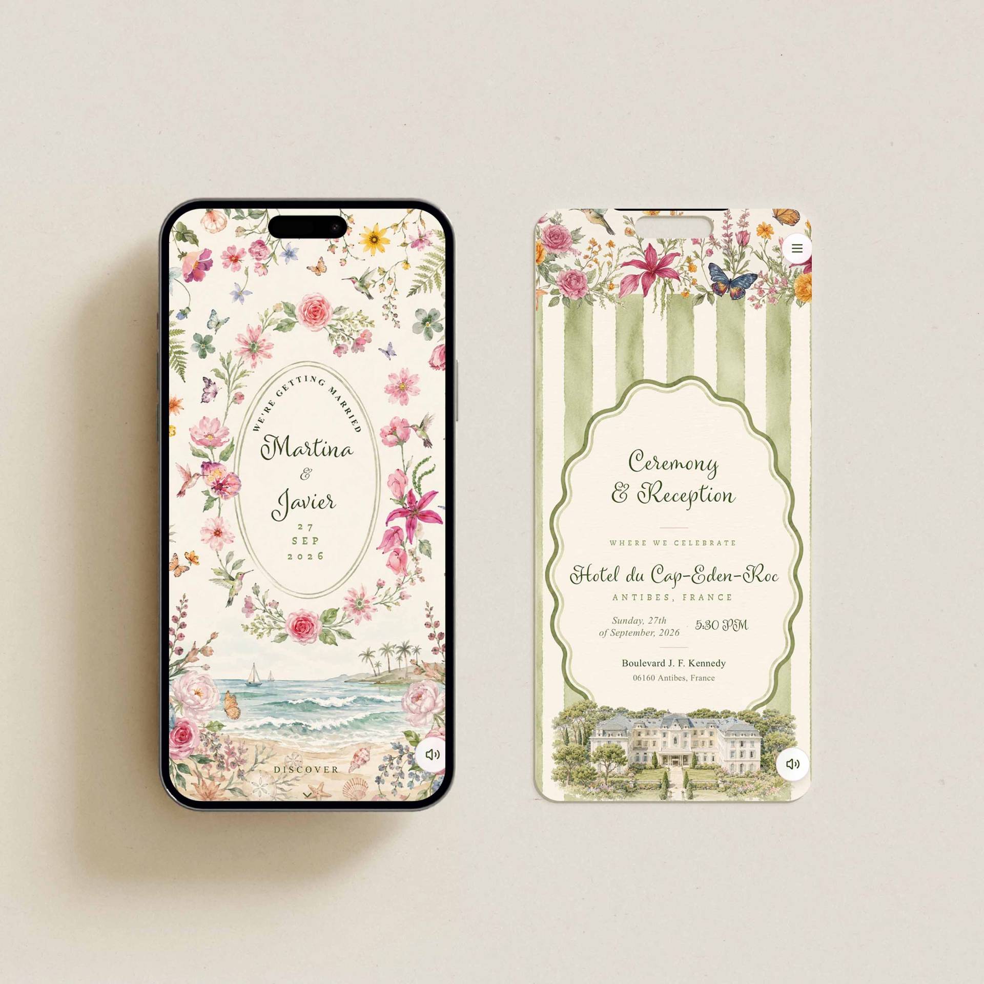 Majestic Digital Wedding Invitation | The Digital Yes