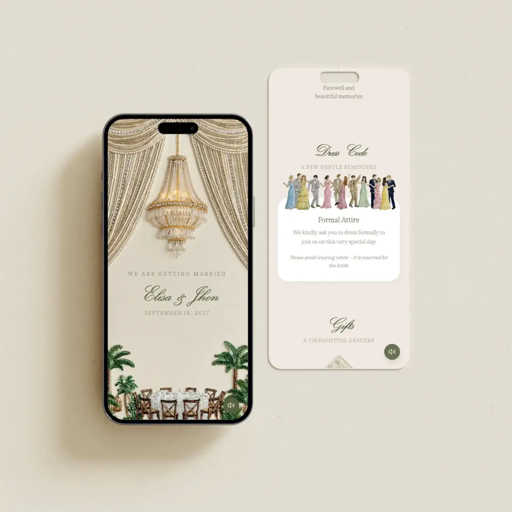 Majestic Digital Wedding Invitation | The Digital Yes